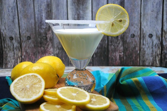Lemon Meringue Martini Recipe - A Sweet & Tart Cocktail - Honey + Lime