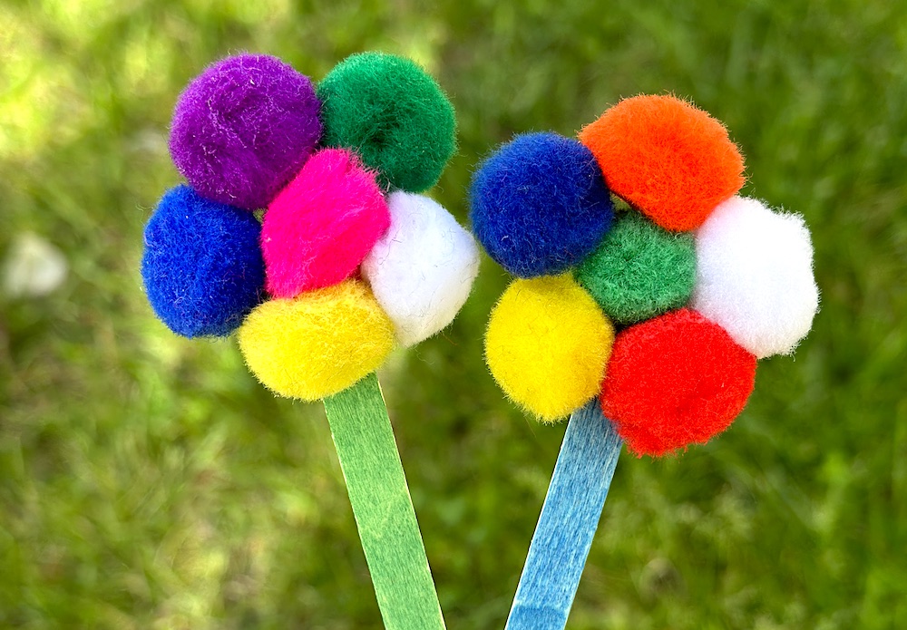 A Fun Popsicle Stick Flowers Craft for Kids - Honey + Lime